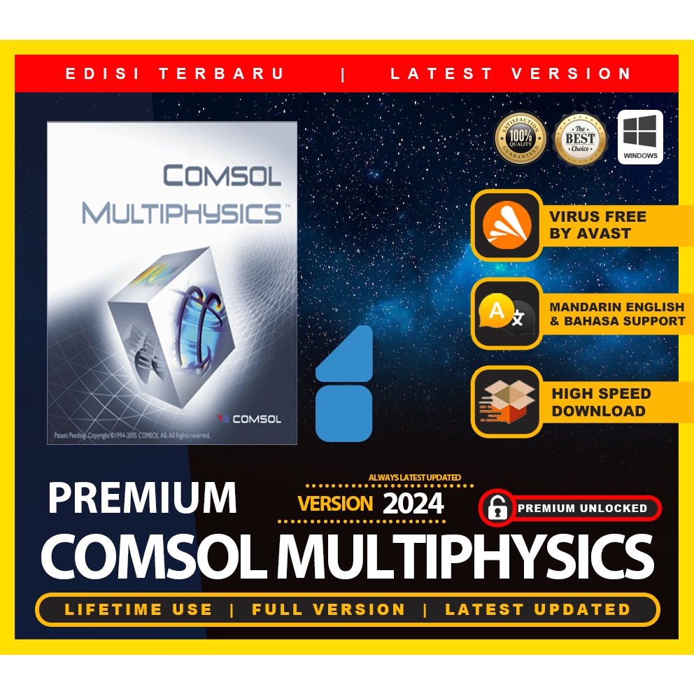 Comsol Multiphysics 6.0 Build 318 for Windows 🔥 Lifetime | Full Version | Shopee Malaysia