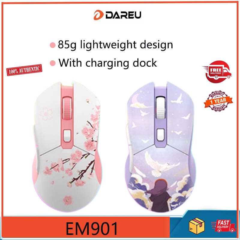 Dareu EM901 Electric Engine Version Lightweight Dual Mode Wireless ...