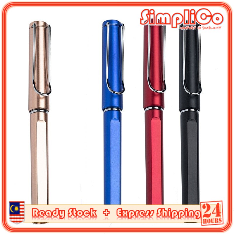 SIMPLICO Gel Pen Ballpen Multi Colour Signature Black Ink Pen 钢笔 (Type ...