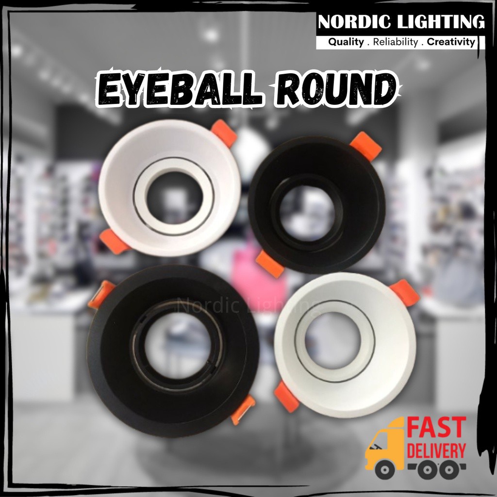 Nordic Lighting Universal Eyeball Casing Set With GU10 Lamp Holder ...