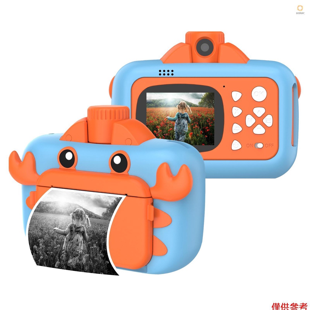 Cute Kids Instant Camera 1080P Kids Digital Camera Childeren Instant ...