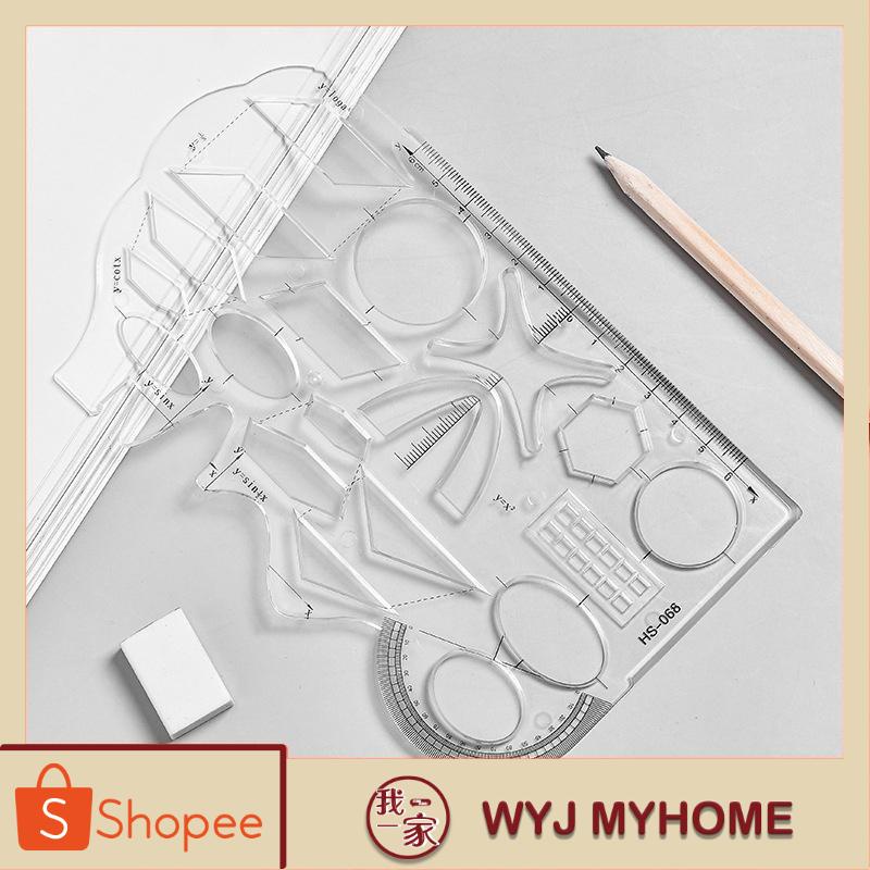 Transparent Multifunction Soft Ruler Drafting Measuring Learning ...