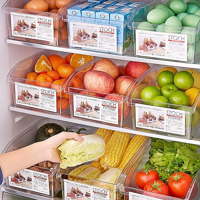 Stackable Japanese Drawer Type Refrigerator Fresh Vegetable Storage Box ...