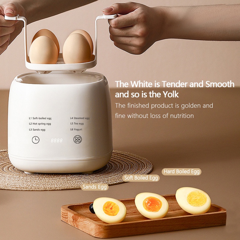 【Ready Stock】Egg Boiler electric steamer steamer electric Egg Automatic Power Off Egg Steamer ...