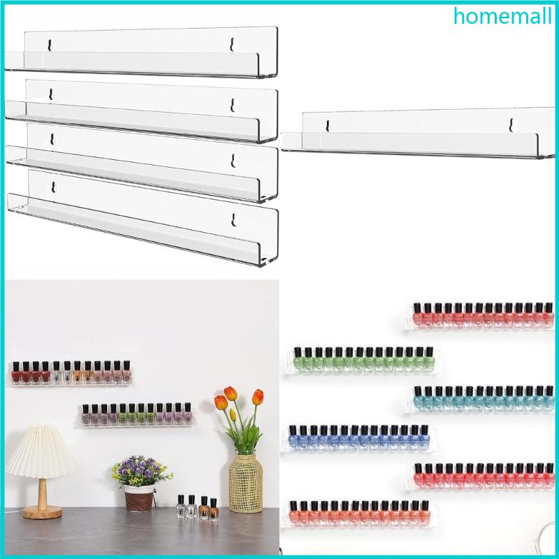 HO 15Inch Clear Wall Shelf Acrylic Small Floating Shelf for Wall Home ...