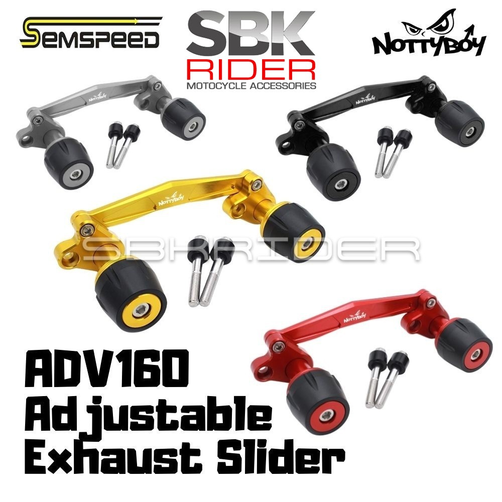HONDA ADV160 Adjustable Exhaust Slider High Quality Aluminum Slider ...