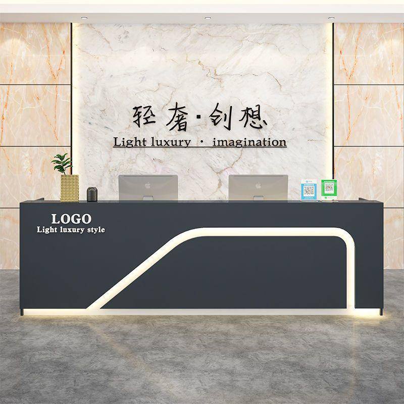 New cashier front desk minimalist modern counter clothing store light ...