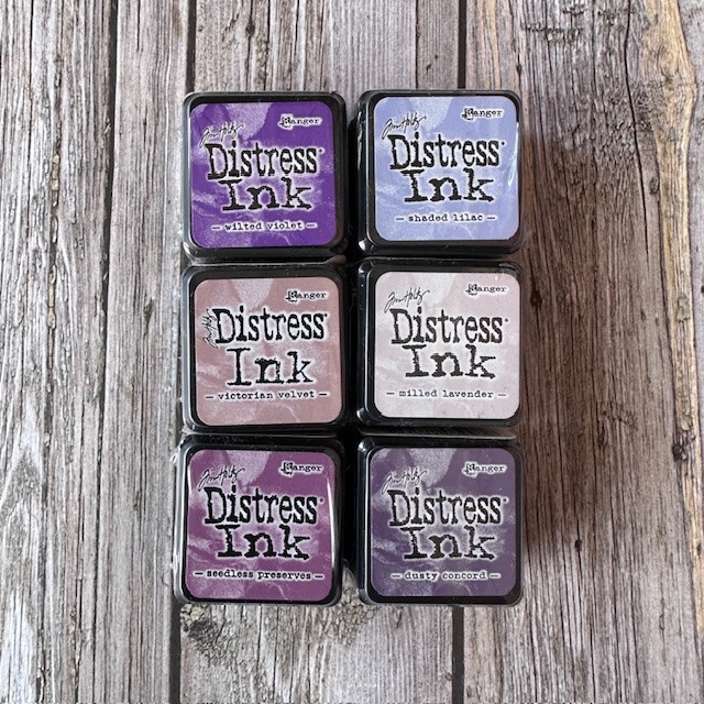Tim Holtz Distress Ink Pads - Mini Size Purples | Shopee Malaysia