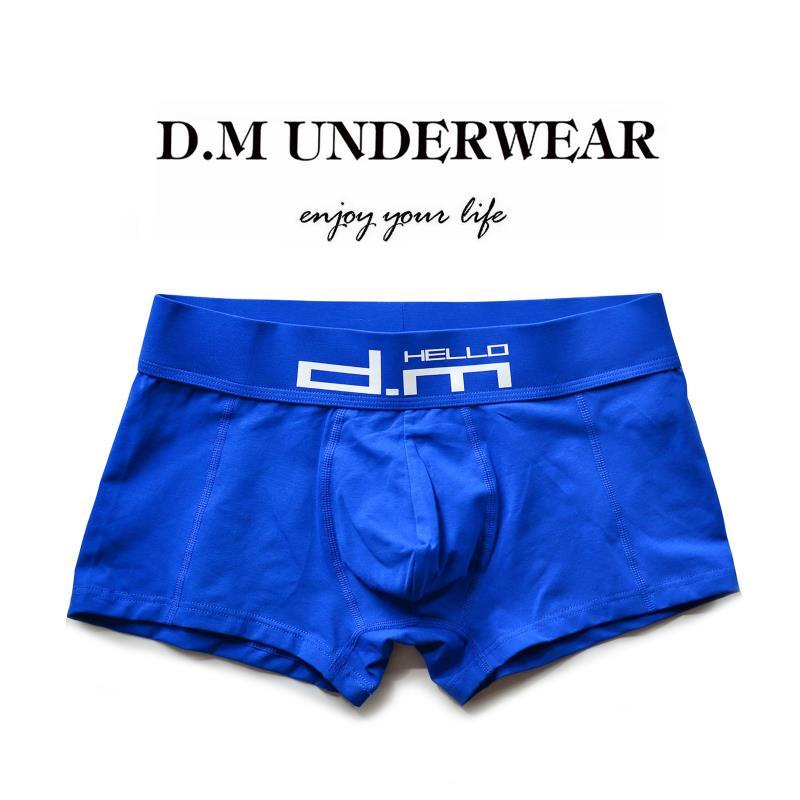 D.M Men's Underwear Comfortable Tight Flat Corner Pants Youth Cotton ...