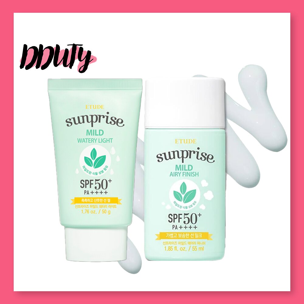 ETUDE Sunprise Mild 2 types (Sunprise Mild Airy Finish, Watery Light ...