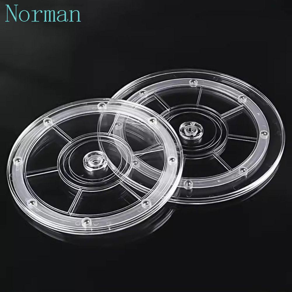 NORMAN Acrylic Turntable, 360-Degree Transparent Rotating Display Stand ...