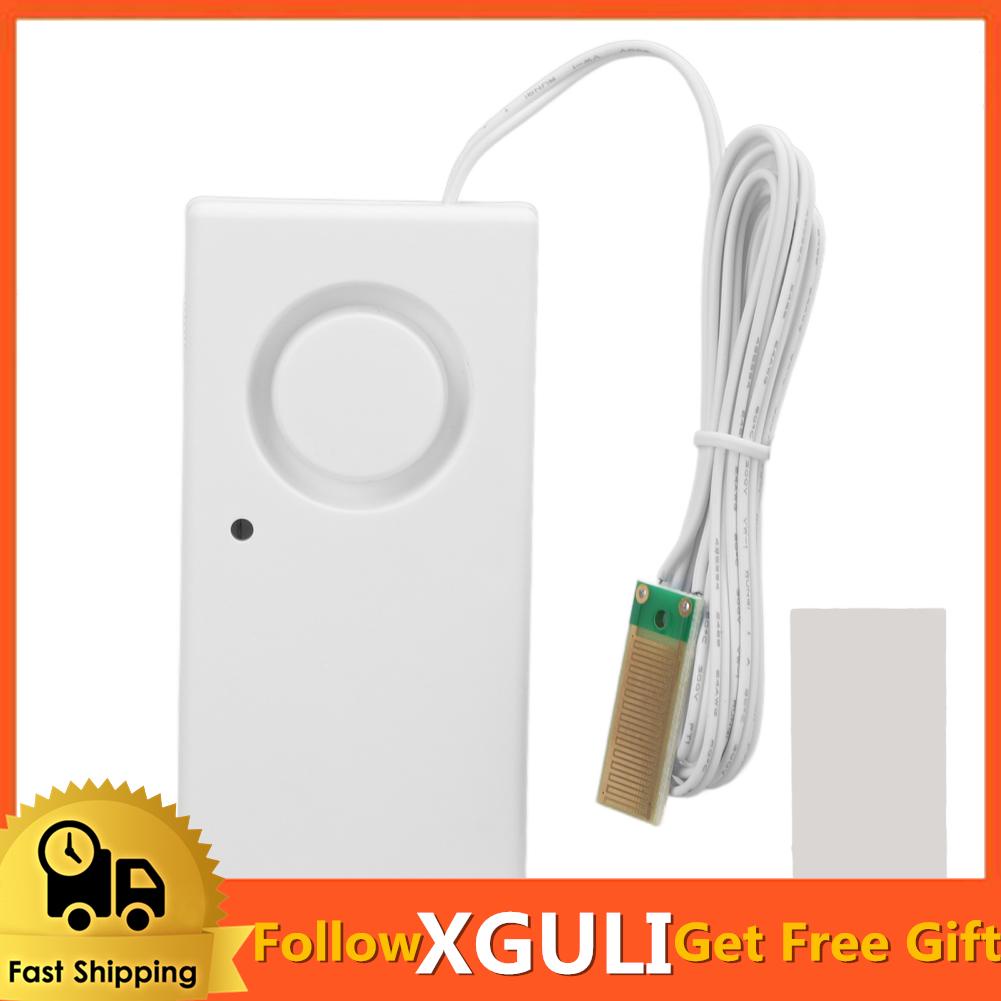 Xguli 120dB Water Leakege Sensor Alarm Detector Overflow Level Rain ...