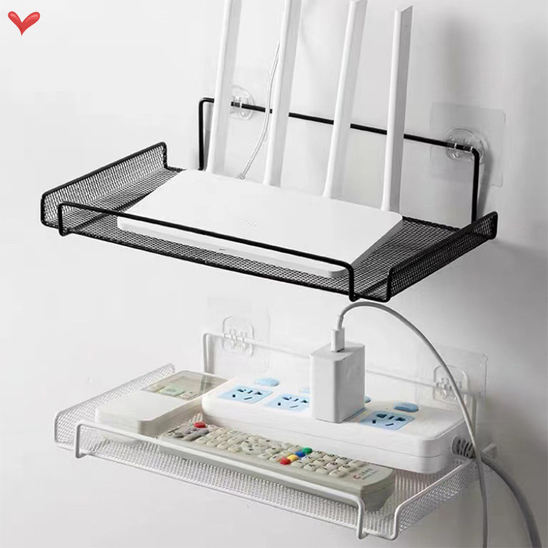 Wall Wifi Router Shelf Living Room Television Set-Top Box Holder Router ...