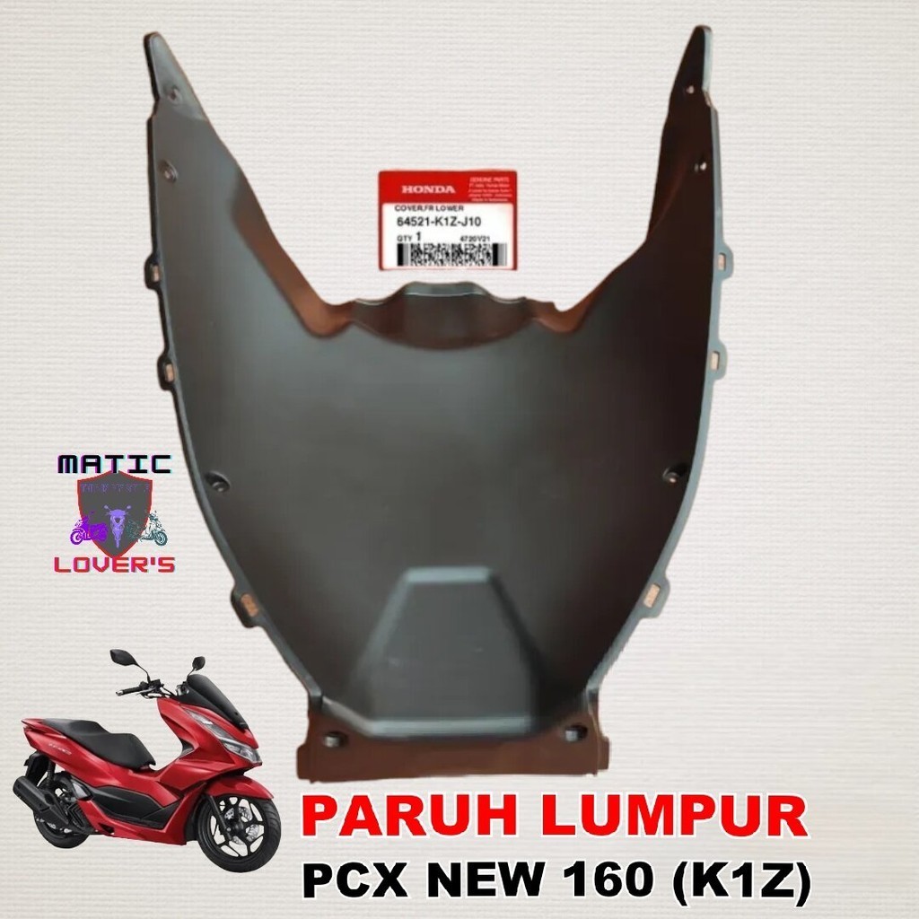 Cover front lower deck beak mud pcx 160 rear wheel front tire 64521 K1Z ...