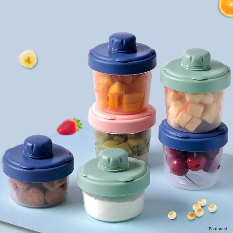 Peak 60ml 120ml Milk Powder Storage Box 3 Layers Baby Formula Dispenser ...
