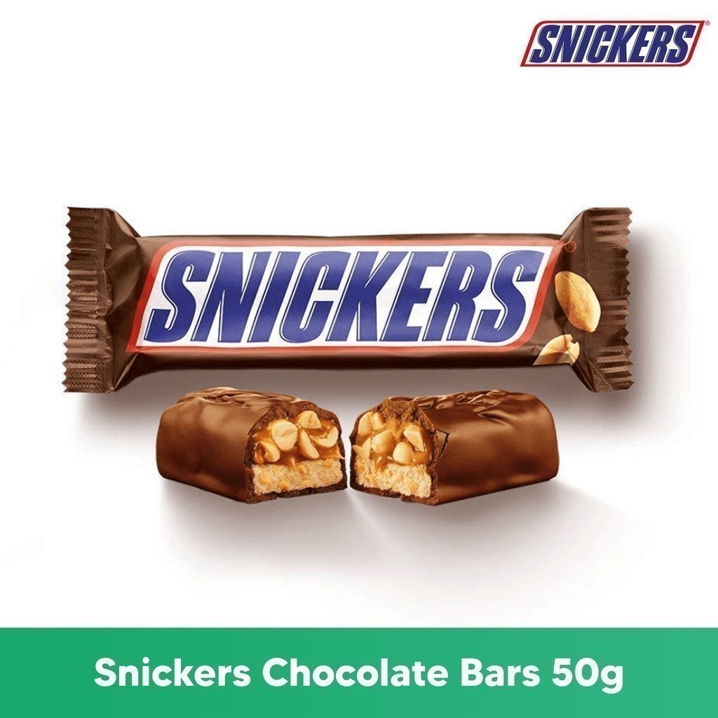 Snickers Chocolate Bar 50gram Imported from Europe | Shopee Malaysia