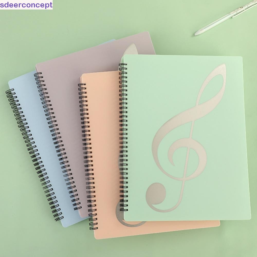 SDEERCONCEPT Piano Music Score Folder, Flexible 40 Pages Multi-layer ...