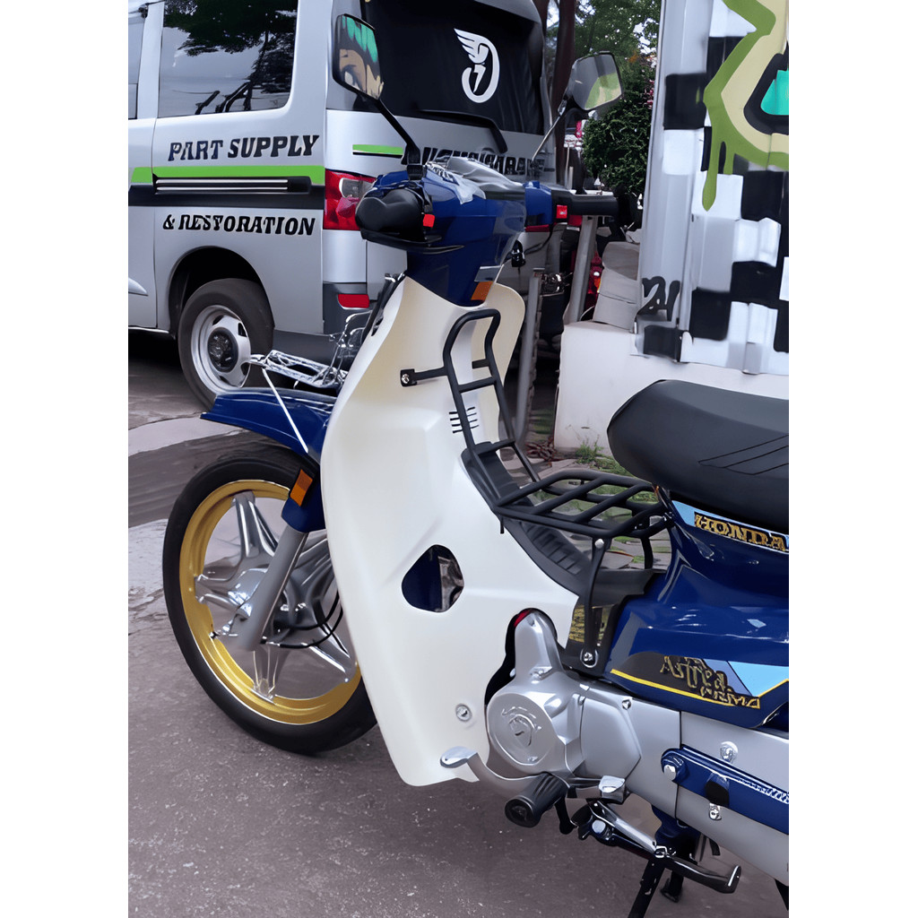 Honda Astrea Prima Middle Rack By Ducks Garage | Shopee Malaysia