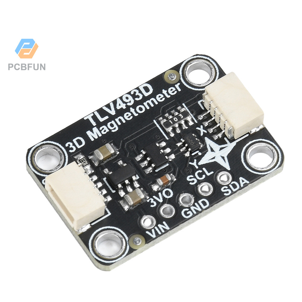 Pcbfun TLV493D I2C Interface Triaxial Magnetometer Module Compatible ...