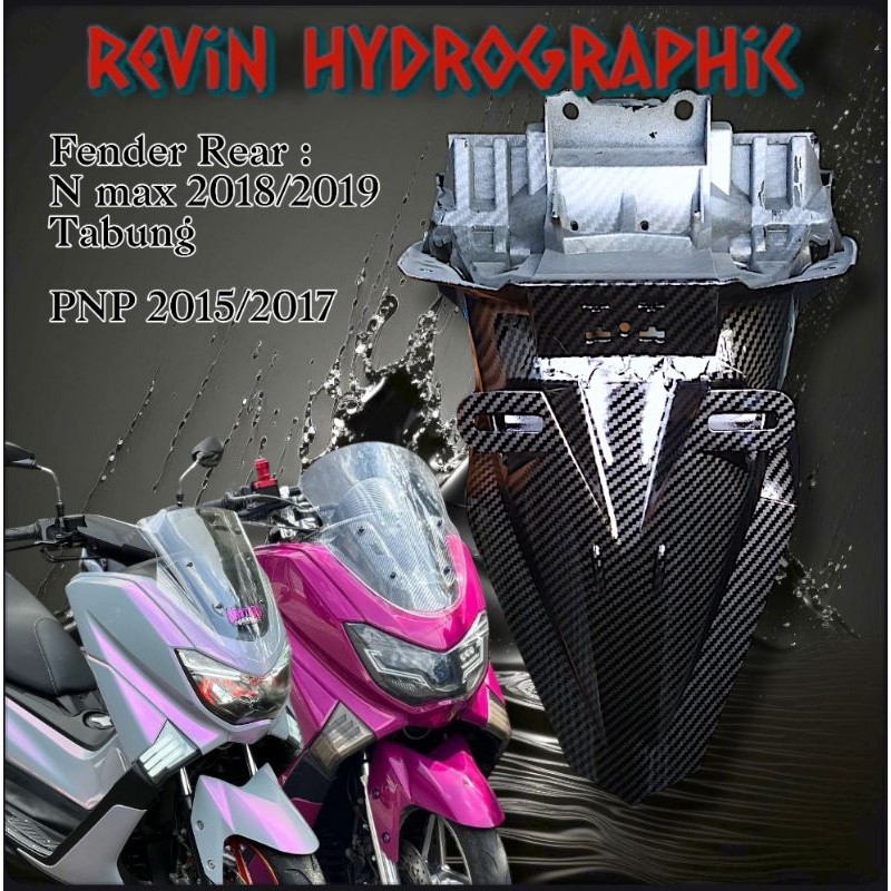 Nmax old carbon rear fender / nmax old carbon rear wing GLOSSY 100% ...