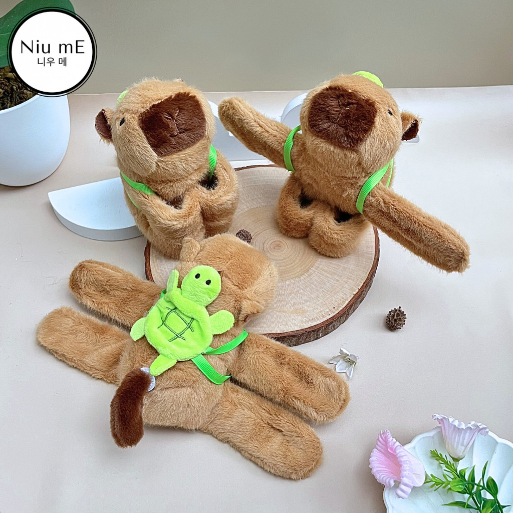 Twisted Tail Capybara Hand Puppet – Scented Clingy Wristlet Plush Snap ...