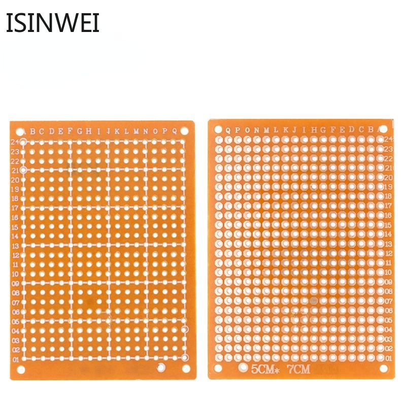 10Pcs 5*7 PCB 5x7 PCB 5cm 7cm DIY Prototype Paper PCB Universal Board ...