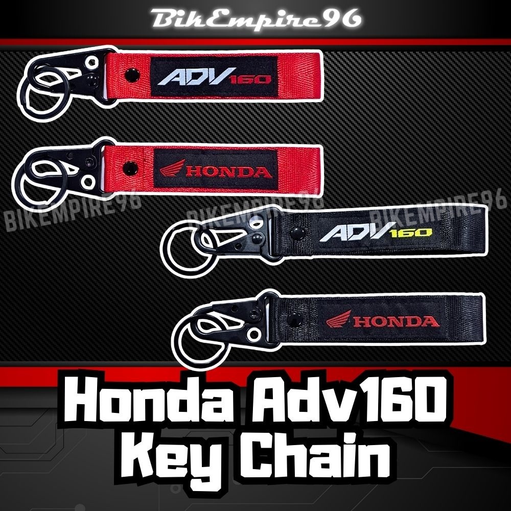 Honda ADV160 Motorcycle Key Chain Lanyard Hanging Strap with Metal Key ...