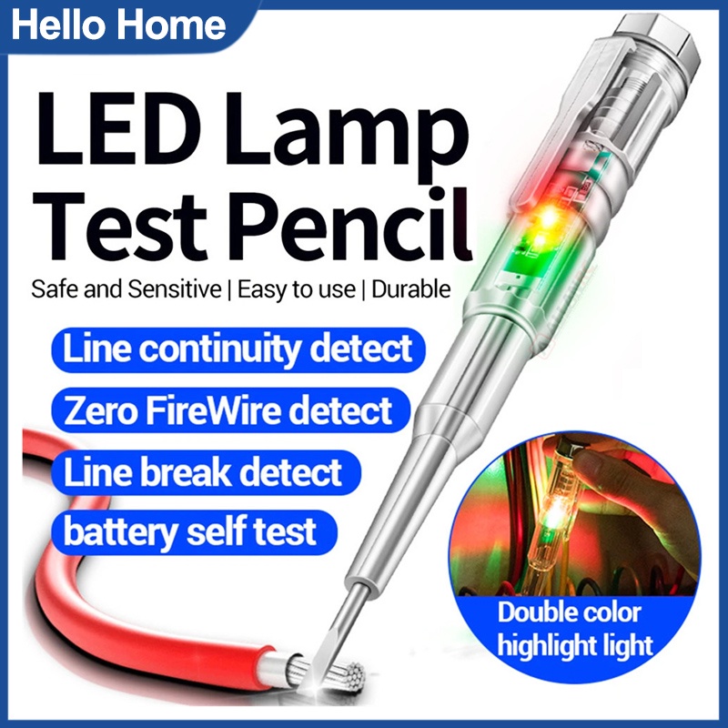 Intelligent Dual LED Super Bright Test Pen Induction Power Detector ...