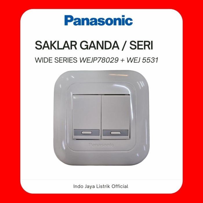 Double SWITCH / DOUBLE SWITCH / PANASONIC WIDE SERIES WEJ SERIES SWITCH ...