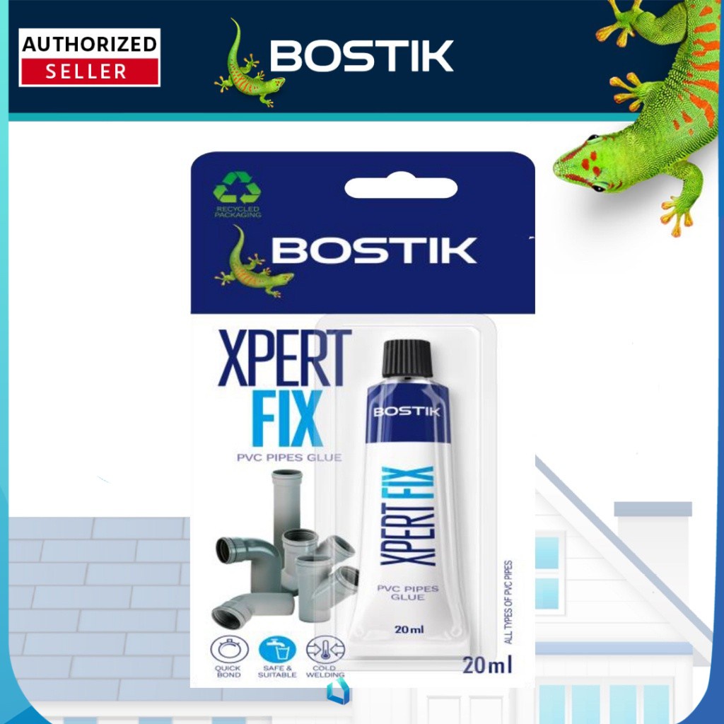 Bostik Xpert Fix Pipe Adhesive 修管胶 20ml (Clear) | Shopee Malaysia