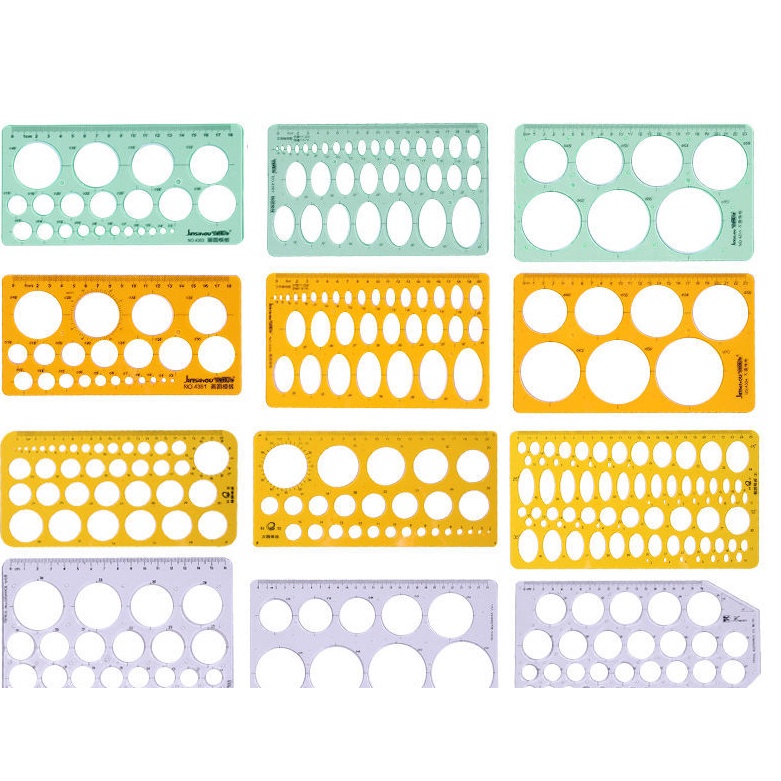 Circle Template Drawing Ruler Landscape Oval Circle Template Large ...