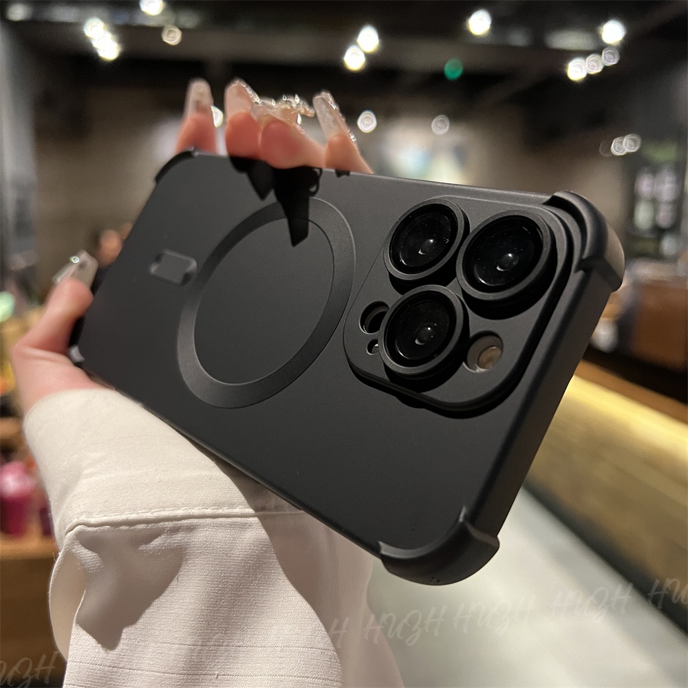 Titan gray Luxury Silicone Soft Case With Camera Protector Airbags ...