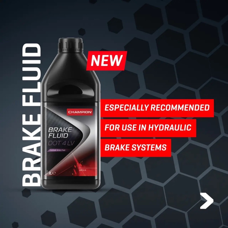 5093 CHAMPION DOT 4 LV fully synthetic brake fluid & power steering ...