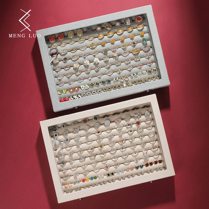 Ring Storage Box Earring Box Jewelry Box Large Capacity Jewelry Display ...