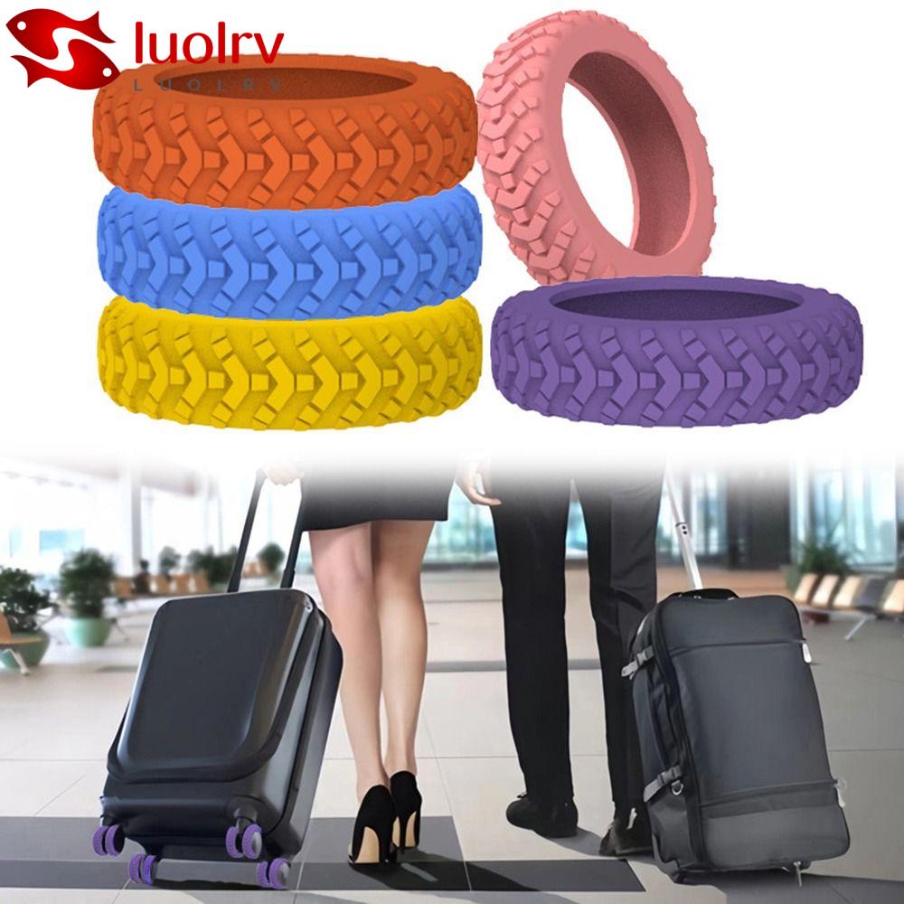 LUOLRV 8PCS/Set Travel Luggage Caster Shoes, Suitcase Parts Axles with ...