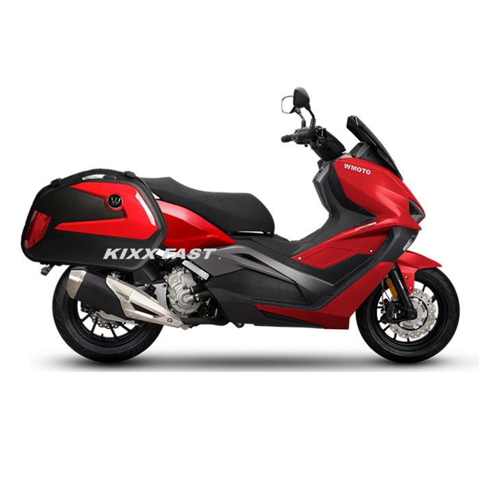 WMOTO WATERPROOF V35 SIDE BOX ABS PLASTIC WITH LED LIGHT HARD SHEILD ...