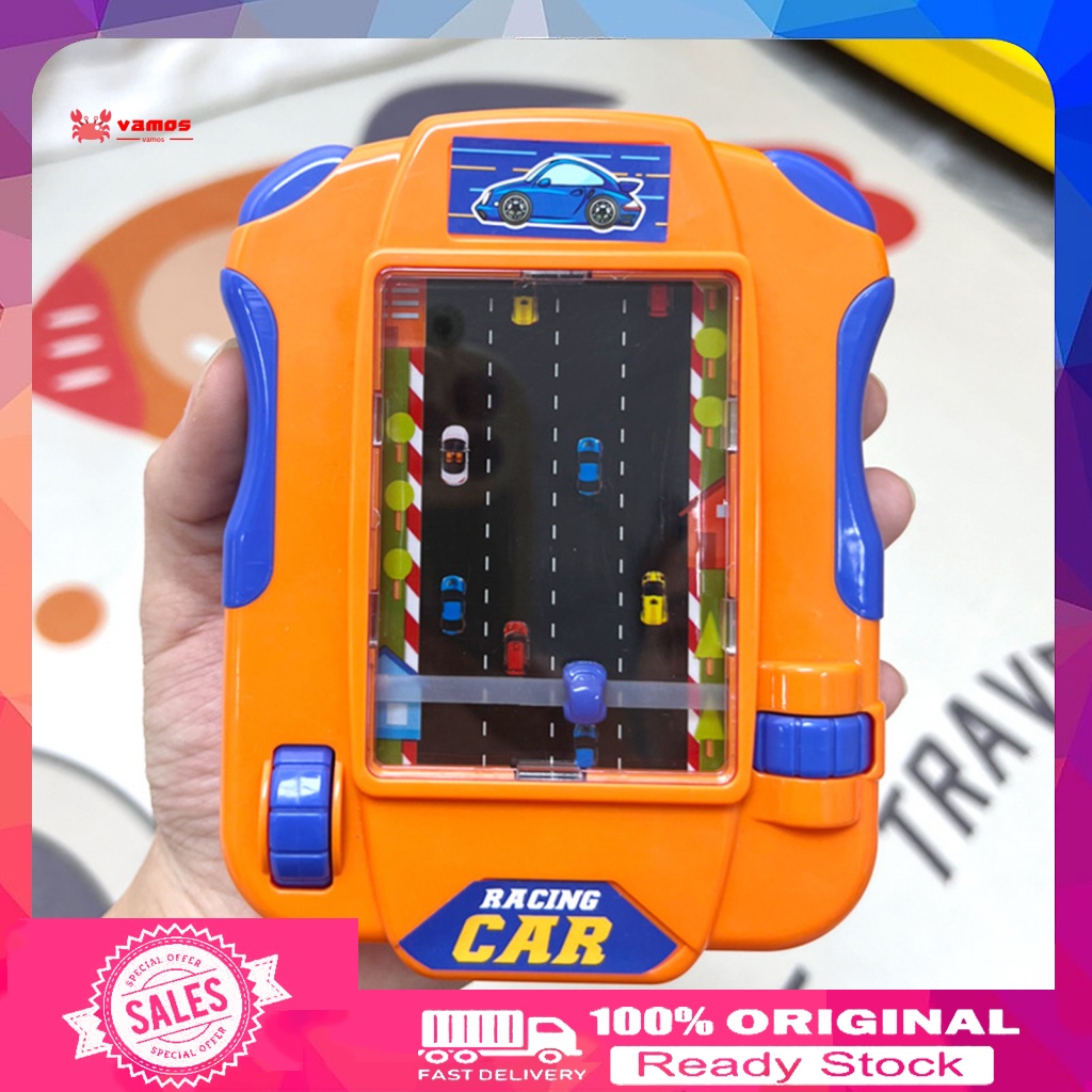 [Ready stock] Racing Game Toy Manual Driving Game Fun Racing Car ...