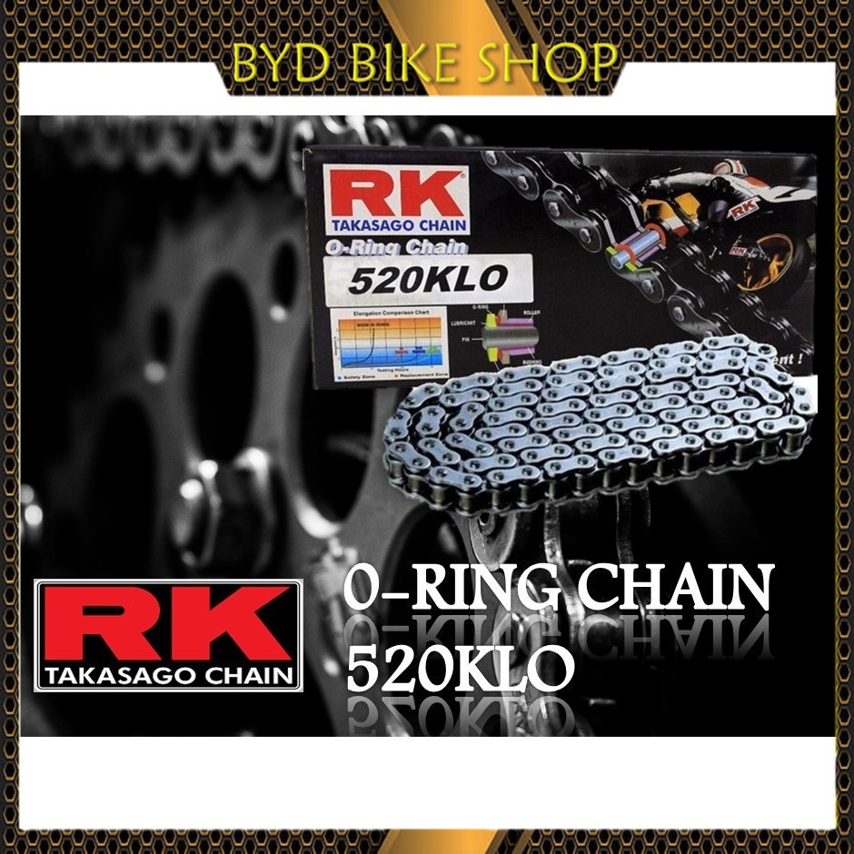 RK O-RING CHAIN 520KLO 120L HIGH QUALITY TECHNOLOGY JAPAN | Shopee Malaysia