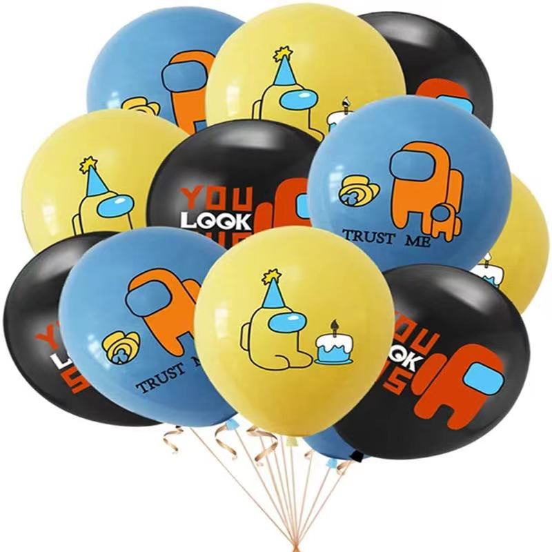 Among Us Balloons Set Birthday Party Decoration Baby Shower Kids Favors ...