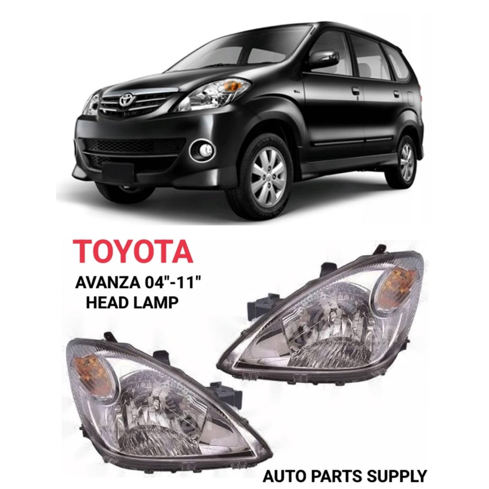 TOYOTA AVANZA HEAD LAMP 2004"-2011" 1SET LH / RH | Shopee Malaysia