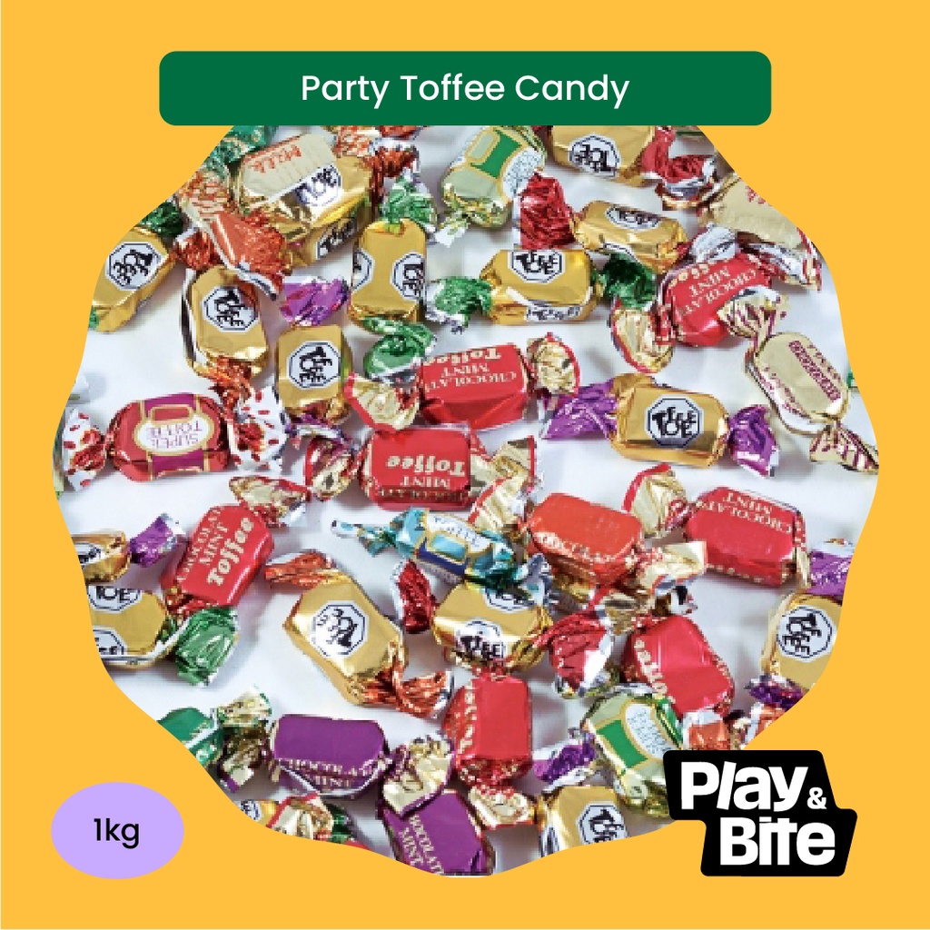 𝐁𝐢𝐠 𝐒𝐚𝐥𝐞𝐬 Party Toffee Candy 派对太妃糖 1kg 🍬🍬🍬 | Shopee Malaysia