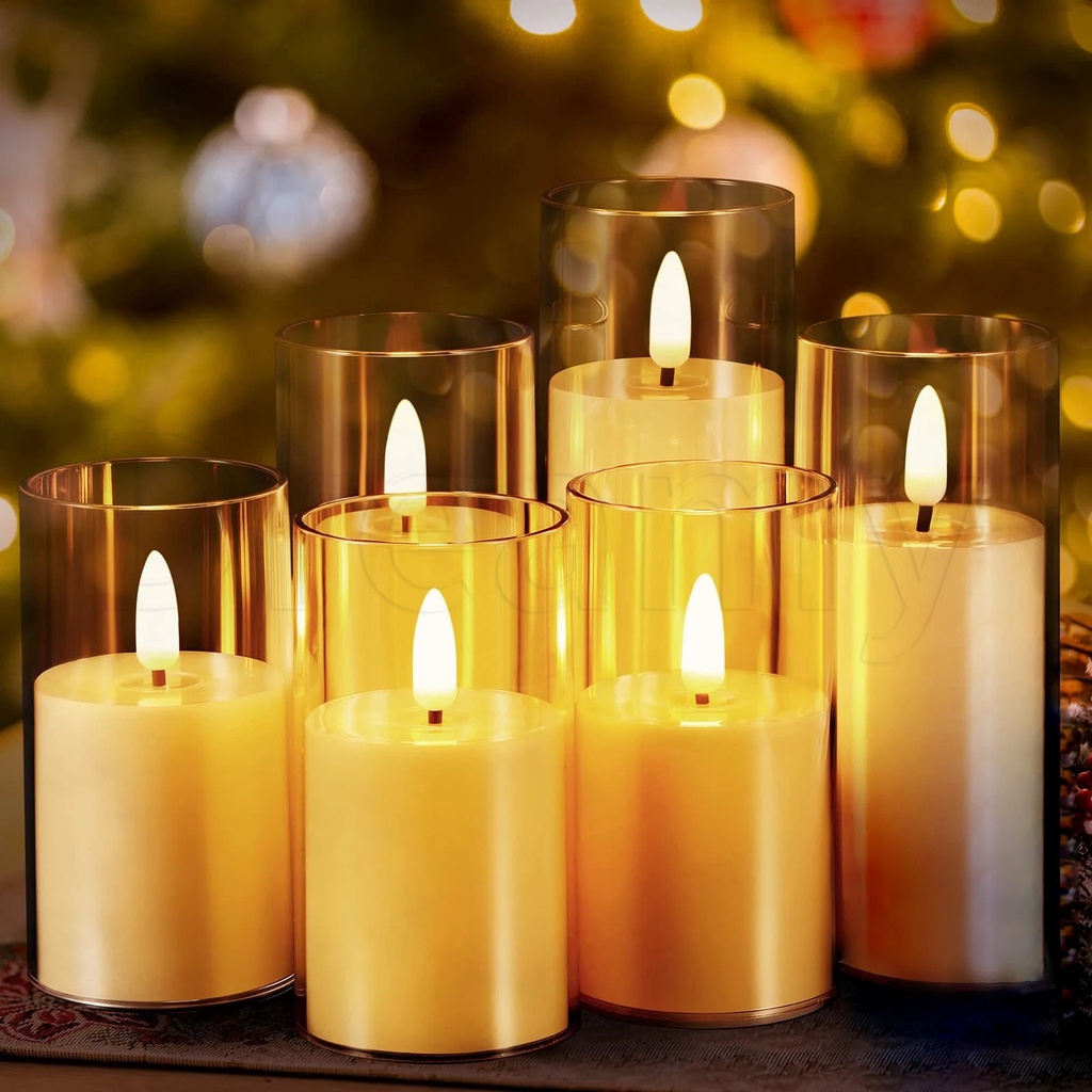 Flashing Flameless Battery Powered Tealights Decoration / Christmas ...