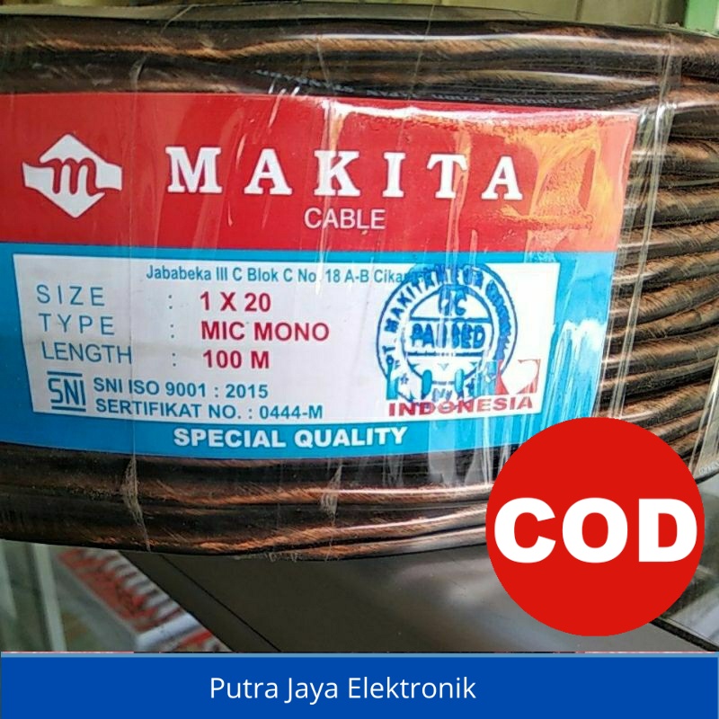 Makita Microphone mono cable price per meter | Shopee Malaysia
