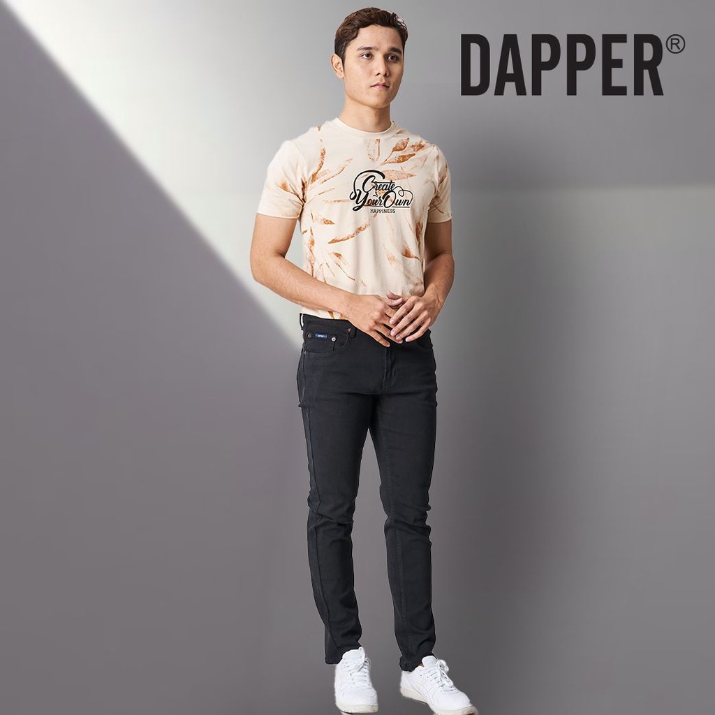 Dapper | Straight Slim Long Jeans-J88131Bs Black | Shopee Malaysia