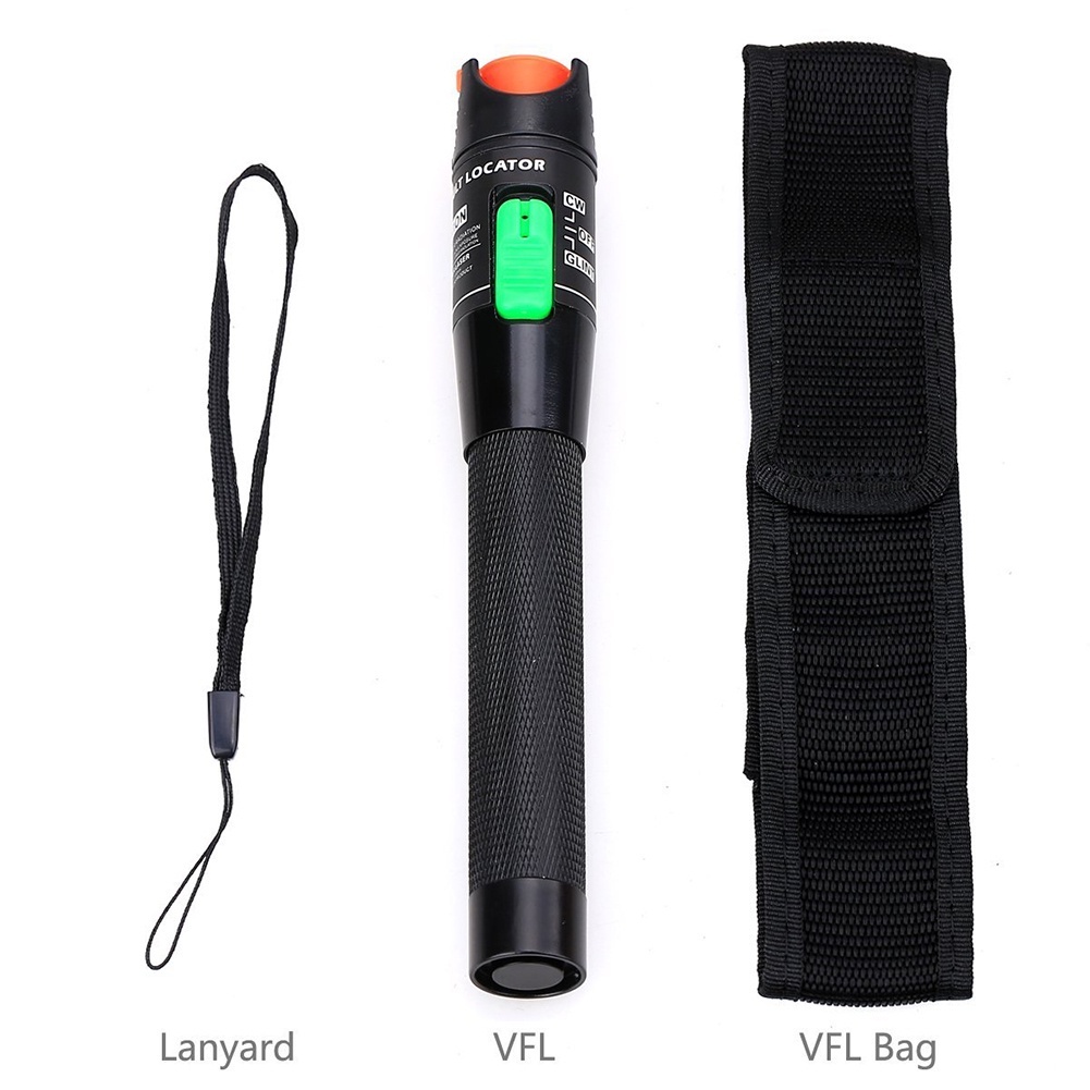 30mW 30km Fiber Optic Laser Tester Visual Fault Locator Red Light Pen ...