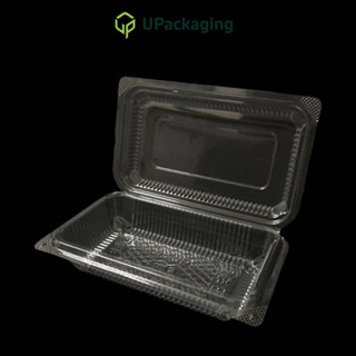 [50 Pcs] CH-2-B Transparent Clamshell Container Plastic Locking Food ...