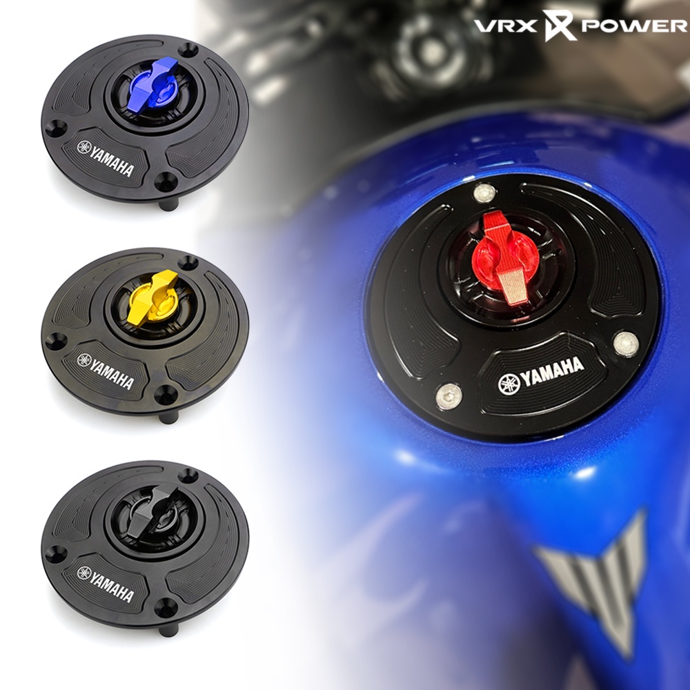 Motorcycle Fuel Gas Cap Tank Keyless Oil Tank Cap Cover For YAMAHA ...