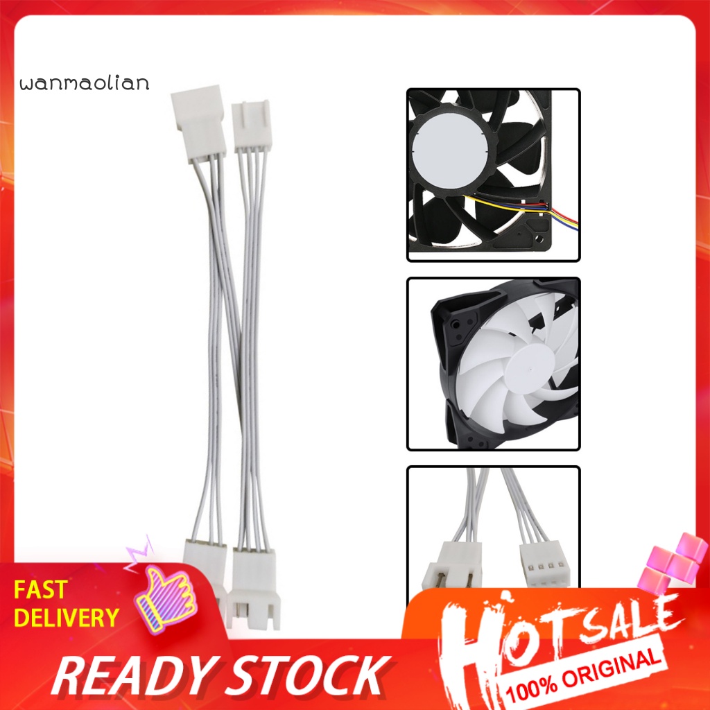 Pwm Fan Extension Cable Cooling Fan Splitter 4pin Pwm Fan Splitter ...