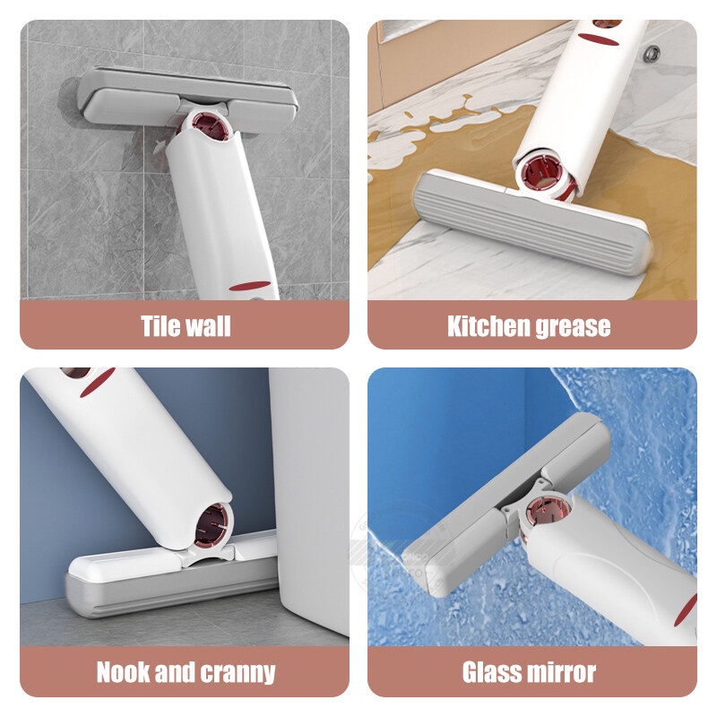 【Upgrade Ver】 Car Window Mop 360 Rotation Car Glass Mop Desk Cleaner ...