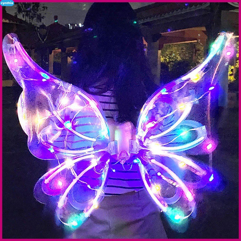 Electric Butterfly Simulation Wings Elf Fairy Wings Light Angel Wings ...